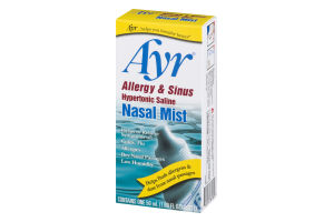 Ayr Allergy & Sinus Hypertonic Saline Nasal Mist Ayr(302250381800 ...
