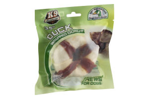 K9 Cookhouse 3.5" Duck Wrapped Donut K9 Cookhouse(817855010524 ...