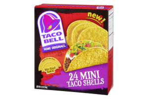 Taco Bell Home Originals Mini Taco Shells - 24 CT Taco Bell(21000034451 ...