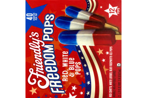 Friendly's Freedom Pops Red, White & Blue - 12 CT Friendly's ...