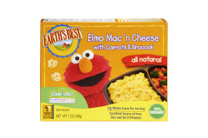 Earth's Best Elmo Mac 'N Cheese with Carrots & Broccolli Frozen Entree ...