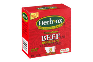 Herb-Ox Instant Broth & Seasoning Granulated Beef Bouillon Packets, 1.1 ...