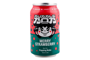 Bubble Bob Напій б/а Merry Strawberry 330мл(5902596118044): придбати в ...