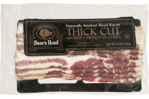 Boar's Head Smoked Sliced Bacon Thick Cut Boar's Head(42421110463 ...