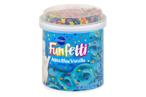 Pillsbury Funfetti Frosting Aqua Blue Vanilla Pillsbury(51500555071 ...