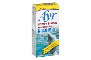 Ayr Allergy & Sinus Hypertonic Saline Nasal Mist Ayr(302250381800 ...