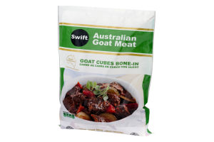 Swift Australian Goat Meat Goat Cubes Bone-In Swift(641509135642 ...