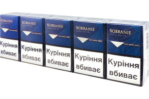 Сигареты Sobranie Blue Sobranie(4820000535168): купить в интернет ...