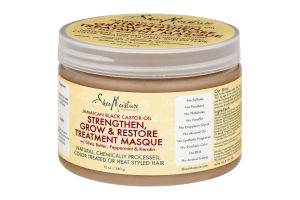 Shea Moisture Strengthen Grow & Restore Treatment Masque Jamaican Black ...