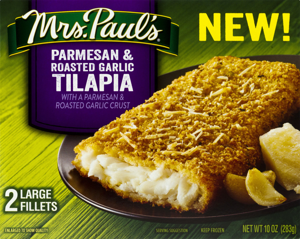 Mrs. Paul's Parmesan & Roasted Garlic Tilapia Fillets - 2 CT Mrs. Paul ...
