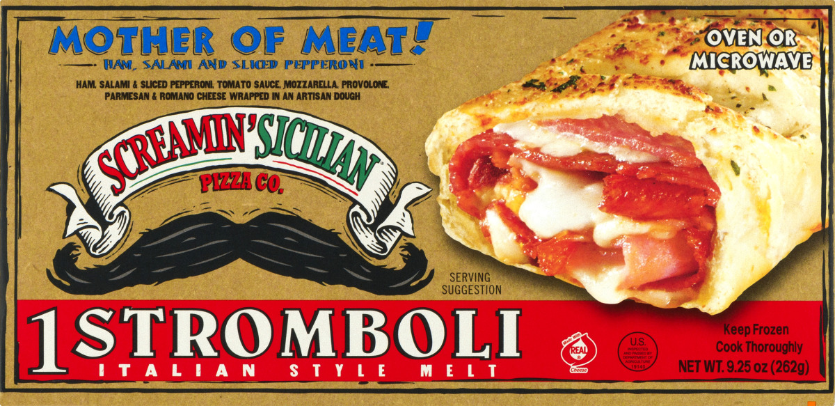Screamin' Sicilian Pizza Co. Stromboli Mother Of Meat! Screamin ...