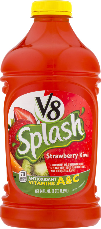 V8 Splash Juice Beverage Strawberry Kiwi V8 Splash(51000127730 ...