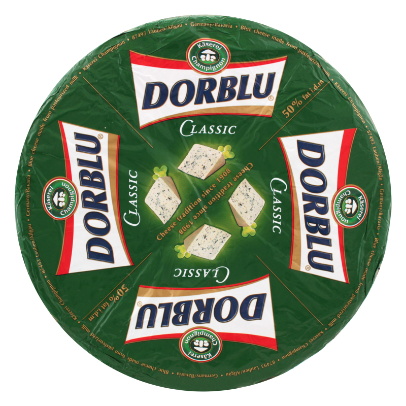 Сыр 50% полутвердый Dorblu Classic Kaserei Сhampignon кг Kaserei ...