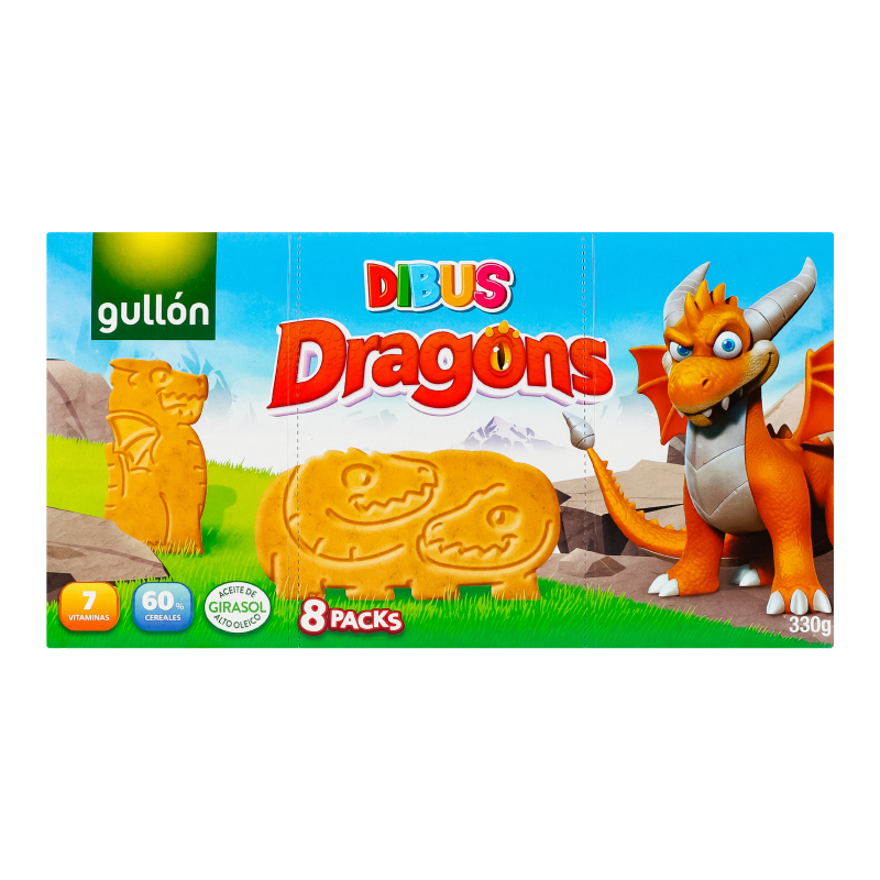 Печенье Dragons Dibus Gullon к/у 330г Gullon(18410376062837): купить в интернет магазинах ...