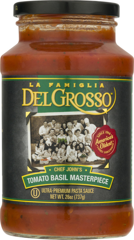 Del Grosso Ultra-Premium Pasta Sauce Chef John's Tomato Basil ...