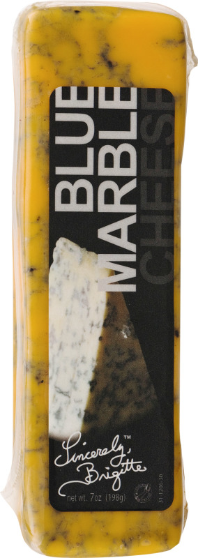 Sincerely Brigitte Cheddar Cheese Blue Marbled Sincerely, Brigette ...