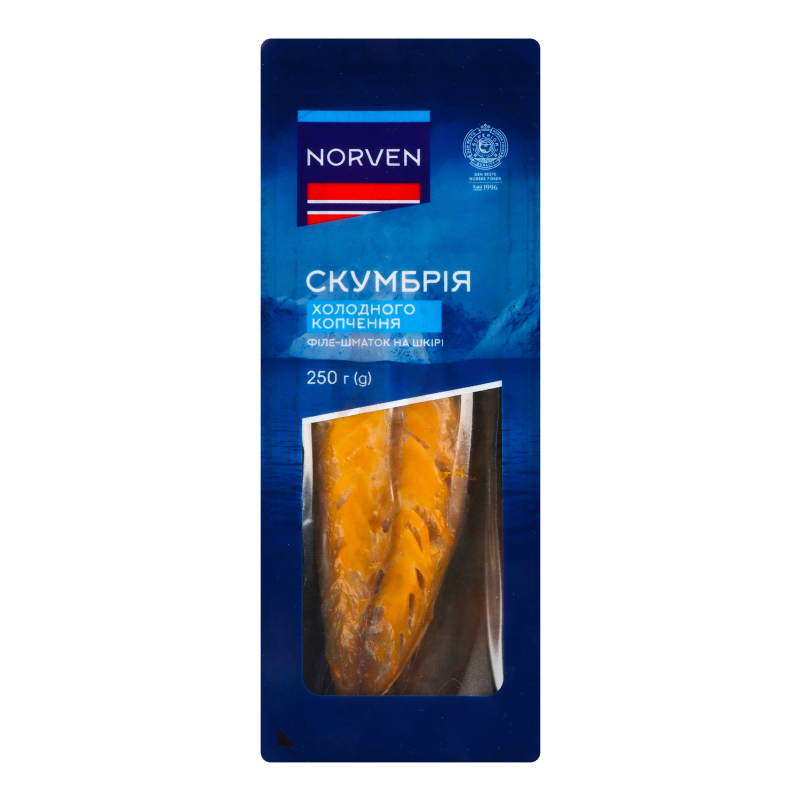 Скумбрия филе Norven с/ш х/к лоток 250г Norven(4820224239224): купить в интернет магазинах ...