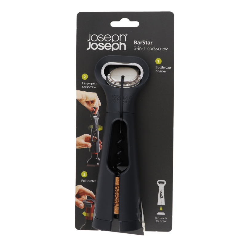 Штопор №20173 3-in-1 BarStar Joseph Joseph 1шт Joseph Joseph ...