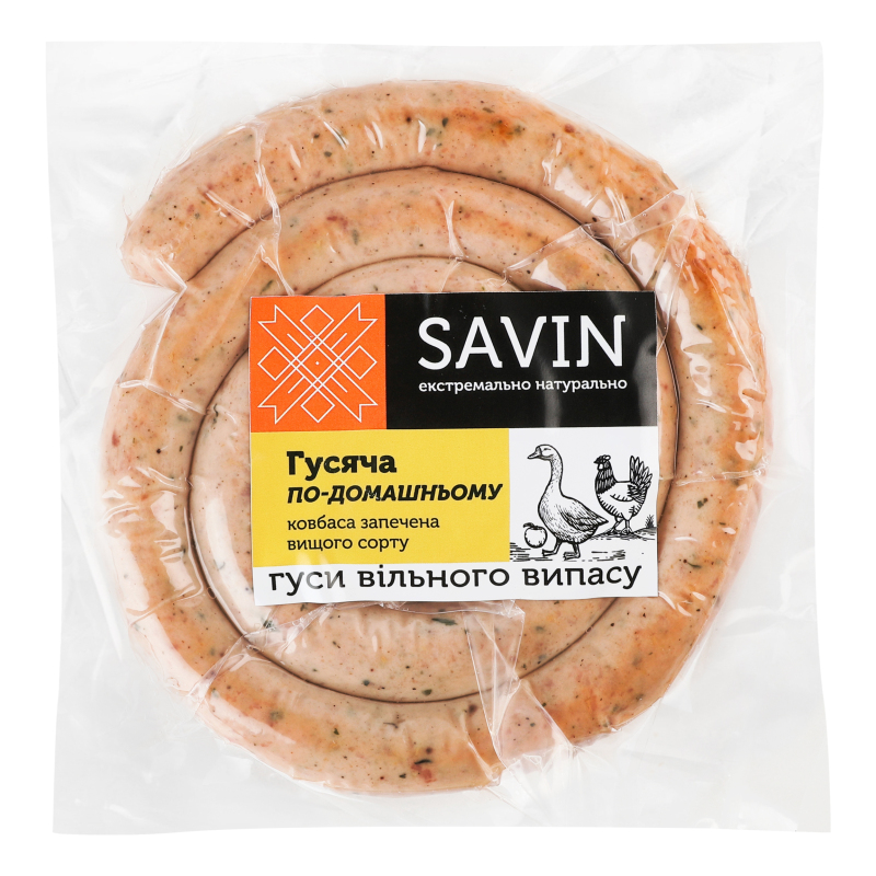 Колбаса по-домашнему запечённая Гусиная Savin кг Savin Product: купить в интернет магазинах ...