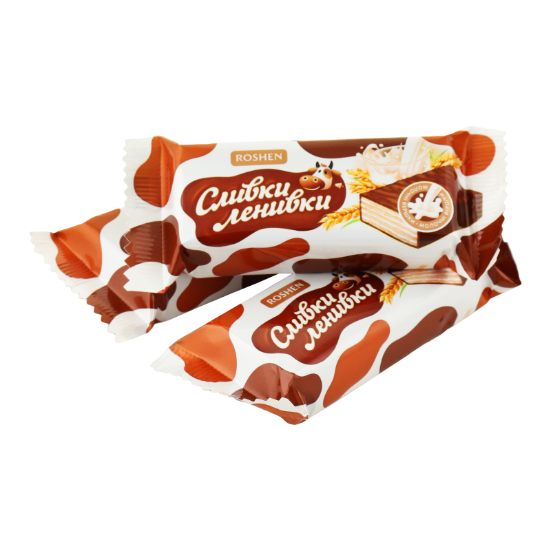 Конфеты Roshen Сливки-Ленивки вафельные(4823006707911): придбати в ...