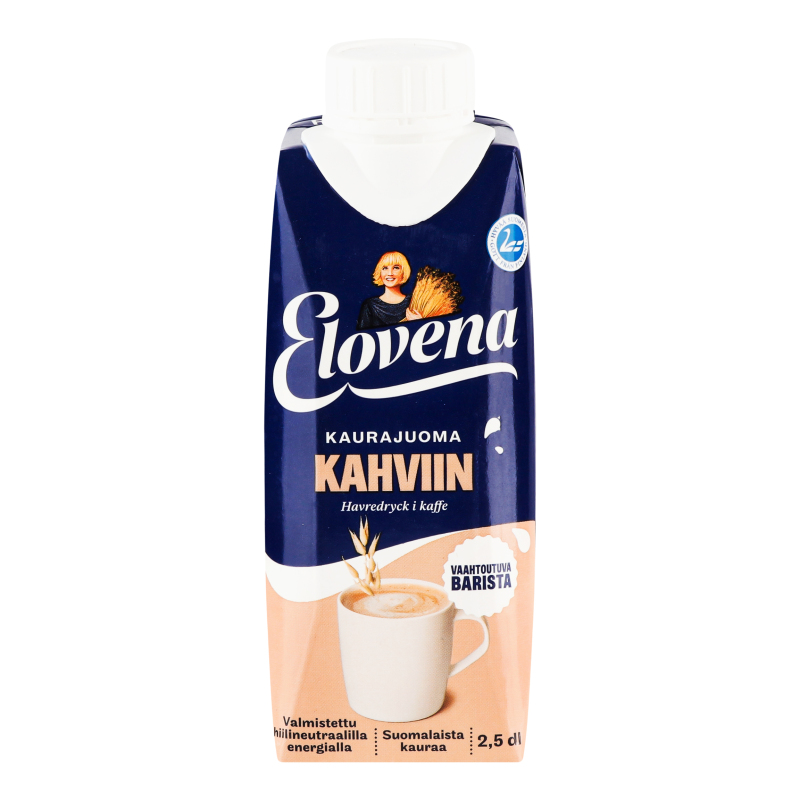 Молоко овсяное к кофе Barista Elovena т/п 250мл Elovena(6411200000082 ...