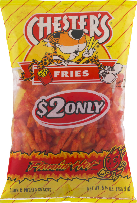 Chester's Fries Corn & Potato Snacks Flamin' Hot Chester's(28400596008 ...