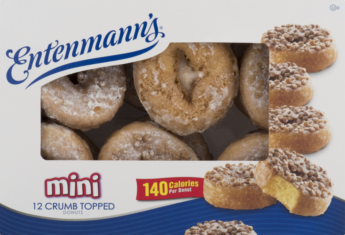 Entenmann's Mini Crumb Topped Donuts - 12 CT Entenmann's(72030022383 ...