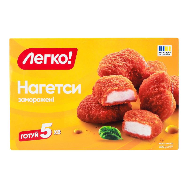 Наггетсы замороженные Легко! к/у 300г Легко!(4820085609945): купить в ...