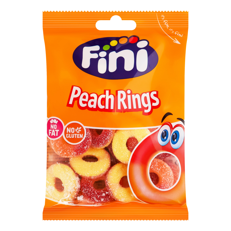 Конфеты желейные Peach rings Fini м/у 90г Fini(18410525116794): купить ...