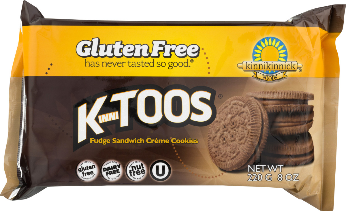 KinniToos Fudge Sandwich Creme Cookies Kinnikinnick(620133003671 ...