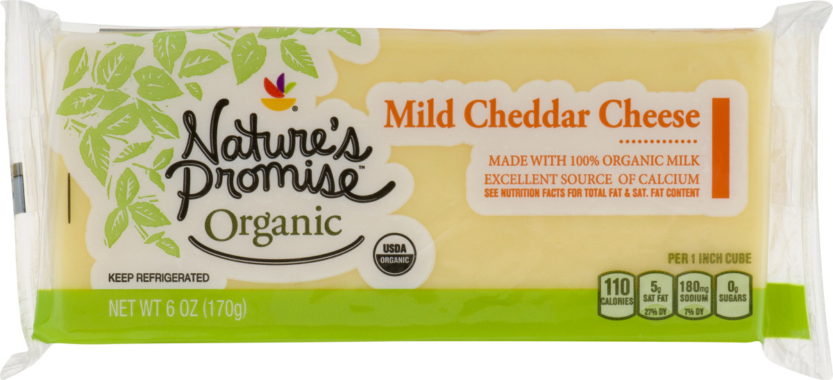 Nature's Promise Organic Mild Cheddar Cheese Nature's Promise ...