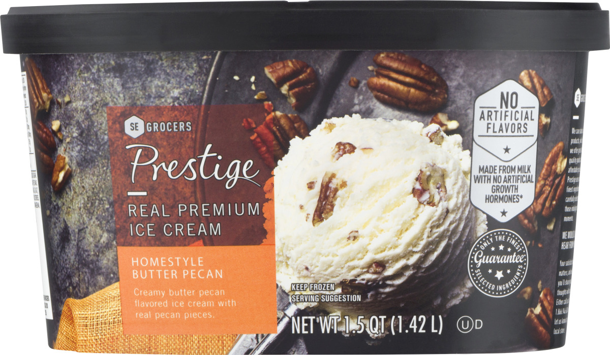 Prestige Real Premium Ice Cream Homestyle Butter Pecan Prestige ...