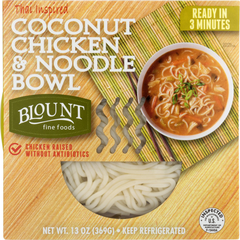 Blount Fine Foods Coconut Chicken & Noodle Bowl Blount Fine Foods ...