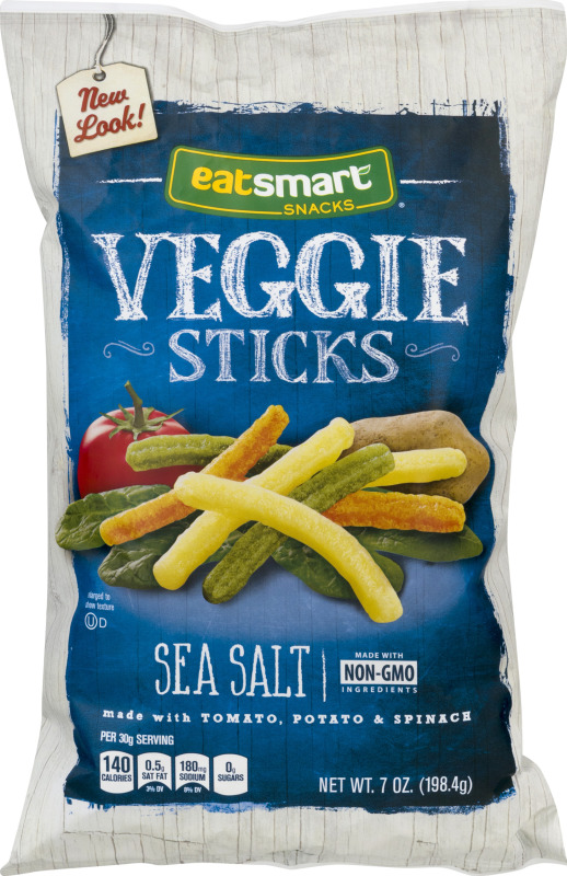 Eat Smart Snacks Veggie Sticks Sea Salt Eat Smart(77975086940 ...