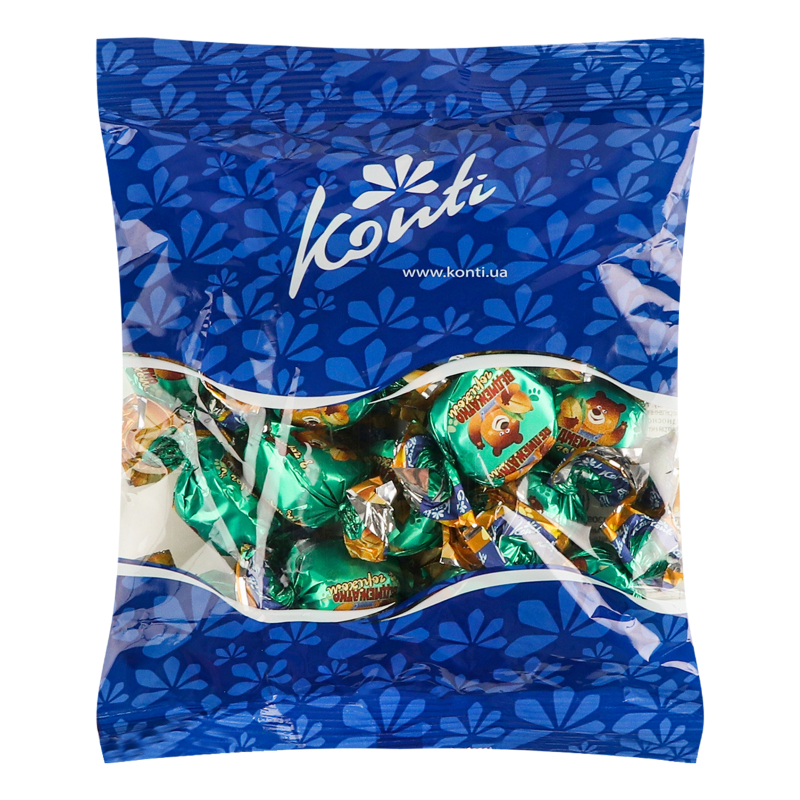 Конфеты Медвежонок с орехом Konti м/у 200г Konti(4823088608106): купить ...