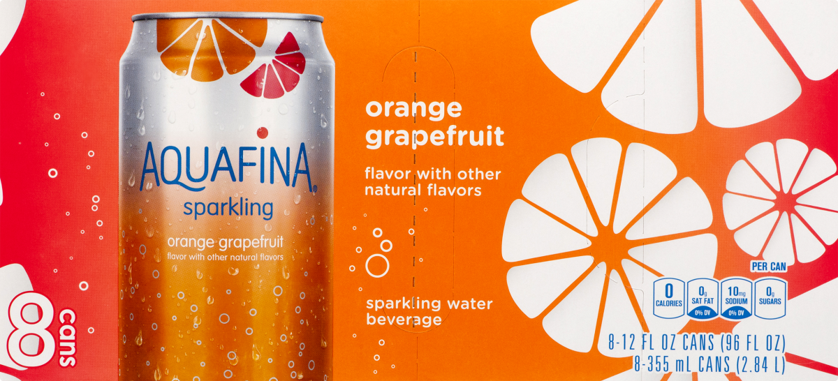 Aquafina Sparkling Orange Grapefruit - 8 CT Aquafina(12000161698): customers reviews @ listex.online