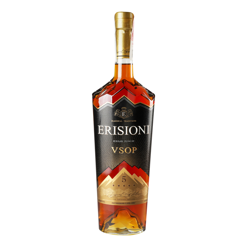 Коньяк 0.5л 40% ординарный Пять звезд Vsop Erisioni бут Erisioni ...