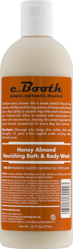 c. Booth Honey Almond Nourishing Bath & Body Wash c. Booth(72151801423 ...
