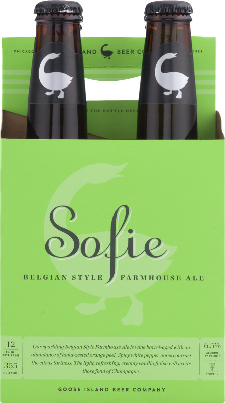 Goose Island Sofie Belgian Style Farmhouse Ale - 6 PK Goose Island ...