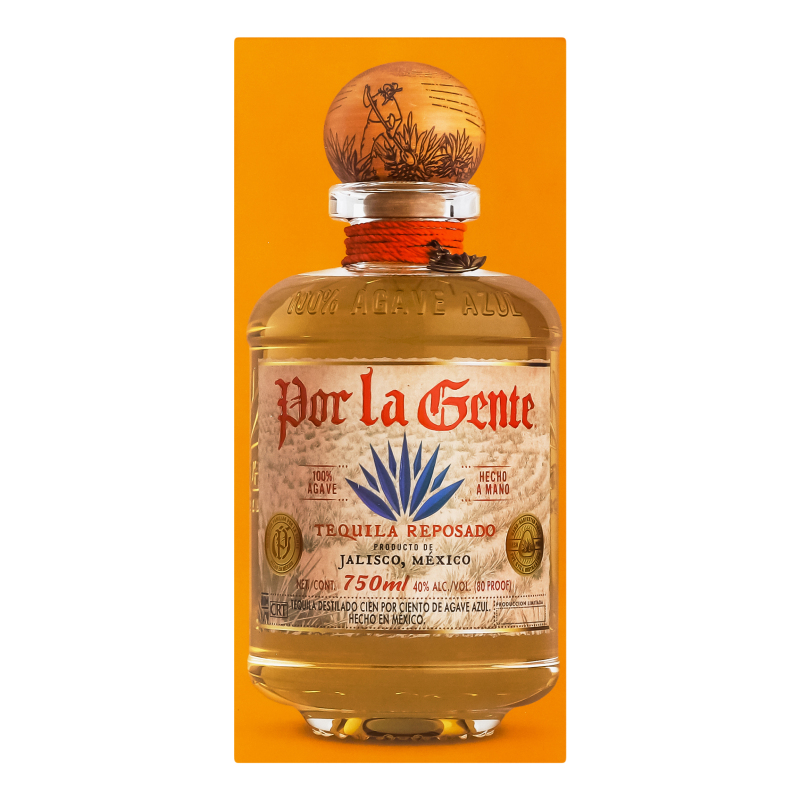 Текила 0.75л 40% Reposado Por La Gente к/у Por La Gente(10850024626017 ...