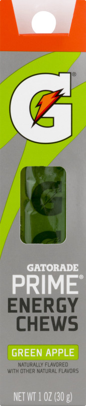 Gatorade Prime Energy Chews Green Apple Gatorade(52000101645 ...