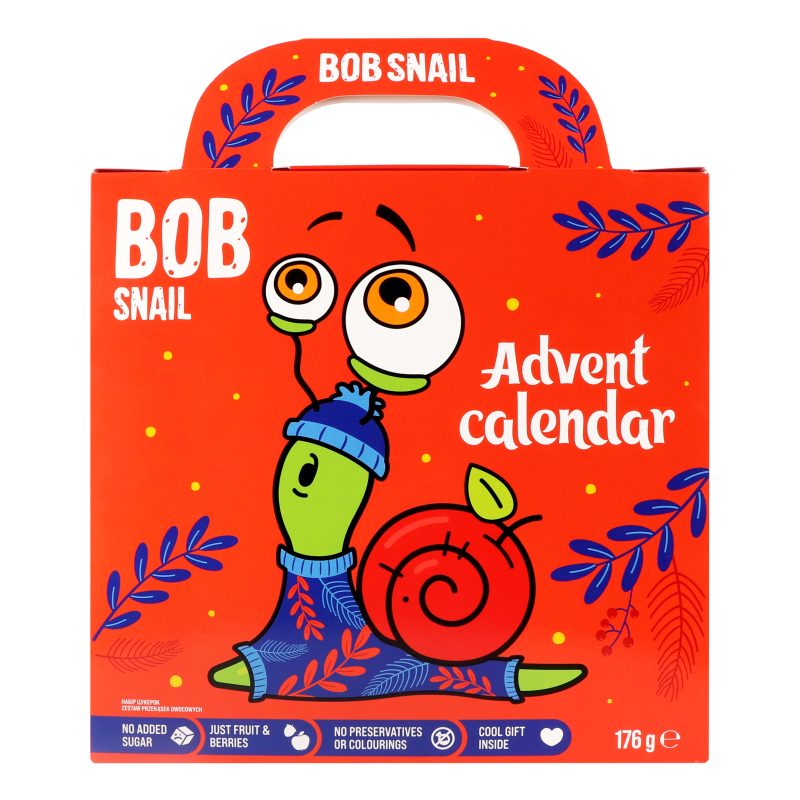 Набор конфет с игрушками Диско Адвент-календарь Bob Snail к/у 135г Bob ...
