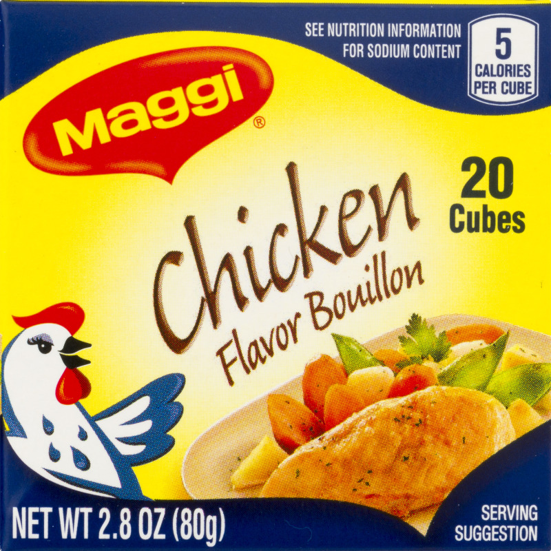 Maggi Bouillon Cubes Chicken Flavor - 20 CT Maggi(28000881030 ...