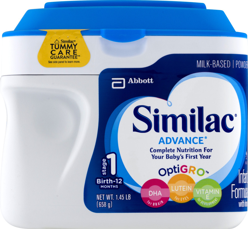 Similac Advance Infant Formula with Iron Complete Nutrition Similac ...