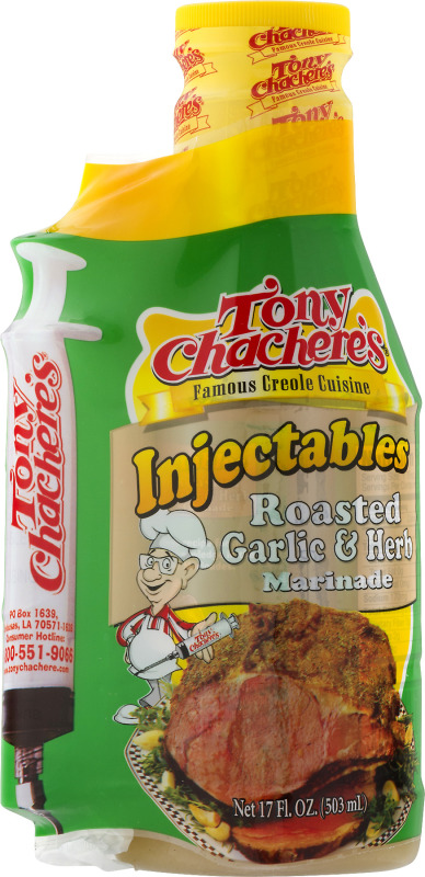 Tony Chachere's Injectables Roasted Garlic & Herb Marinade Tony ...