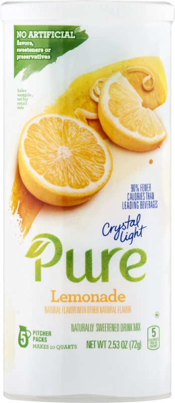 Crystal LIght Pure Lemonade Pitcher Packs - 5 CT Crystal Light ...