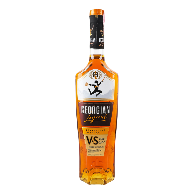 Бренди 0.5л 36% виноградный ординарный VS Select Georgian Legend бут ...