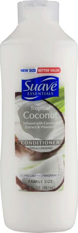 Suave Essentials Conditioner Tropical Coconut Suave(79400589910 ...