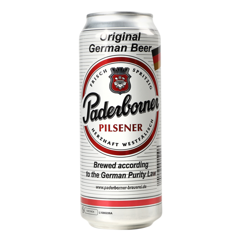 Пиво Paderborner Pilsener ж/б 4,8% 0,5л Paderborner 4101120015106 ...