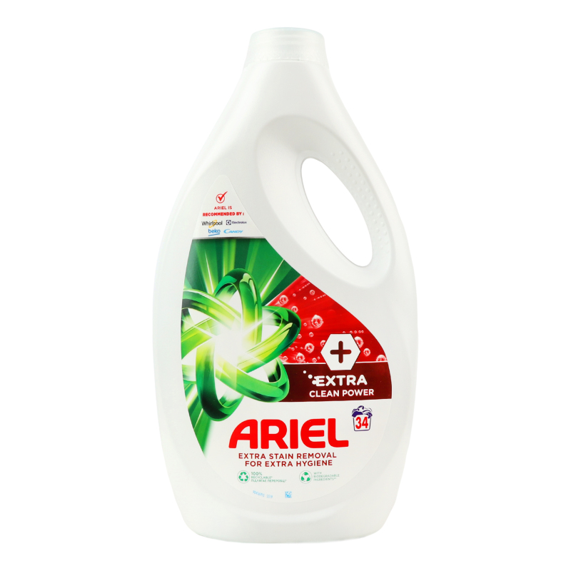 Средство моющее жидкое синтетическое Extra Clean Power Ariel 1700мл ...